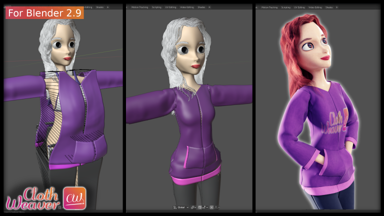 Cloth Weaver 4.85 Update for Blender 2.9 – Cloth Weaver