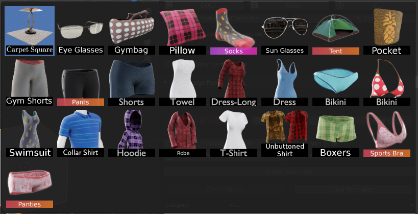 Cloth Weaver – 3D Clothing creation suite for Blender